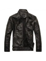 Highfield Black Leather Jacket | Black Leather Jacket | Black Biker Jacket