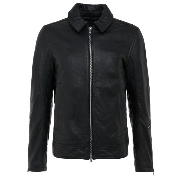 men's jacket with inside pockets | black leather jacket
